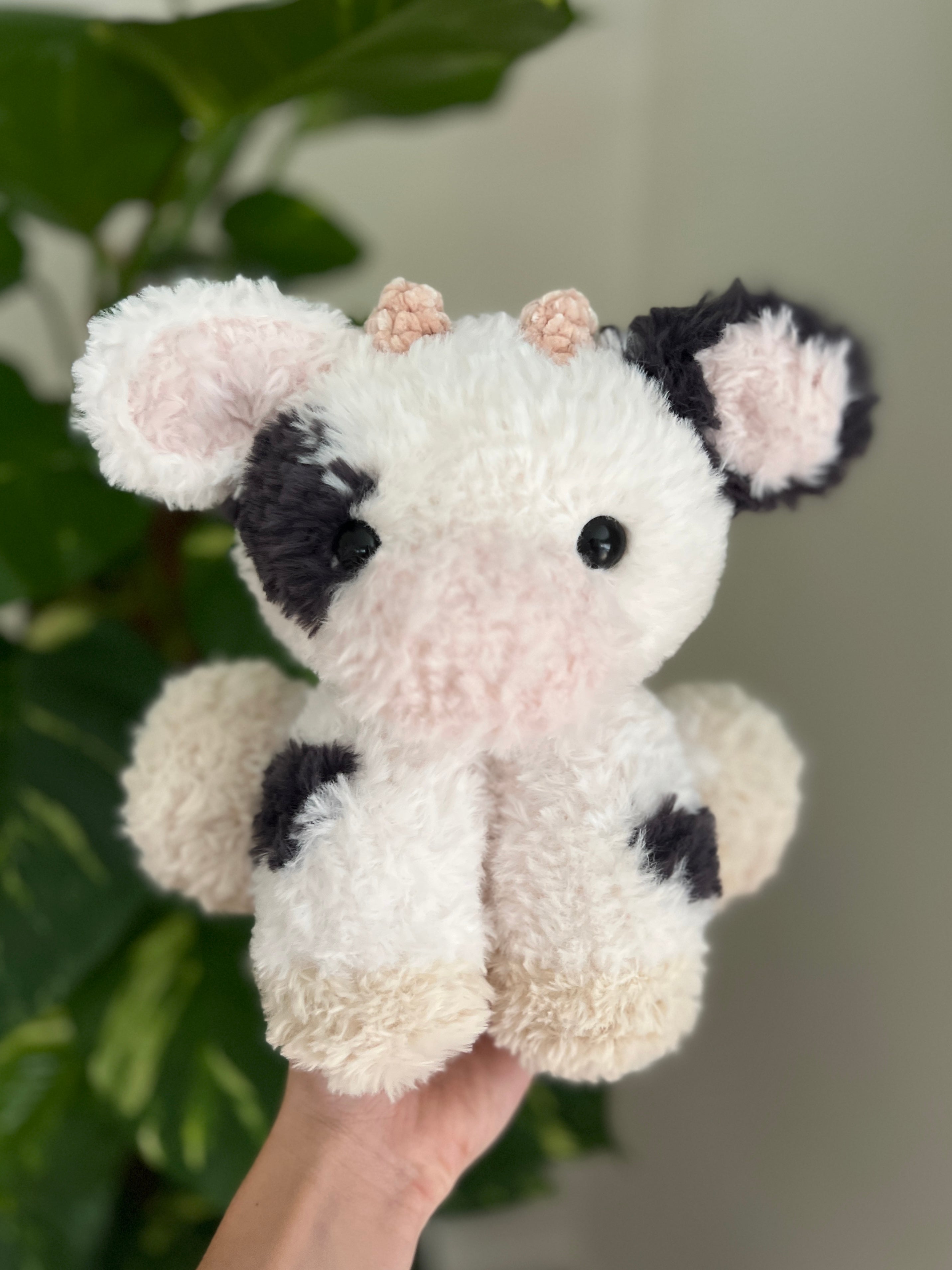 Sitting Moo - Original – The Fluffy Creations